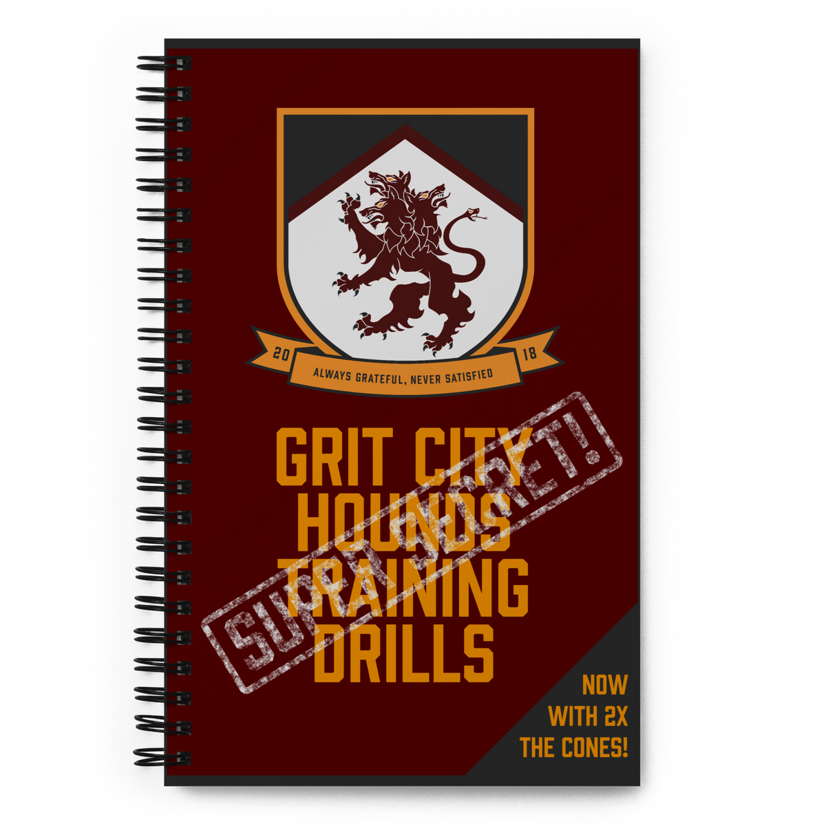 Grit City Hounds - Blank Notebook – US Hurling & Supply Co.